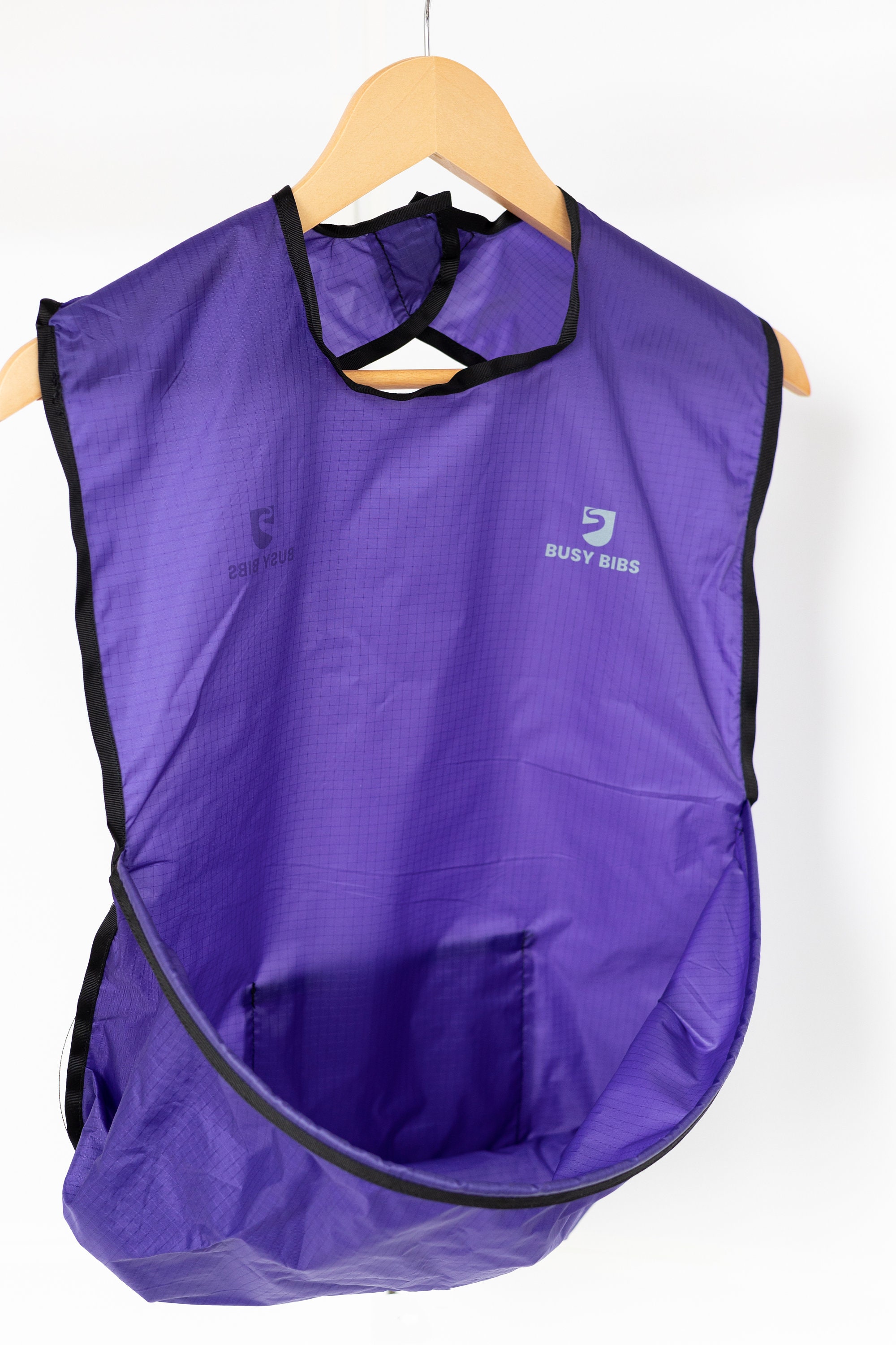 Waterproof Adult Bib - Reusable Clothing Protector With Spill Pouch - Etsy