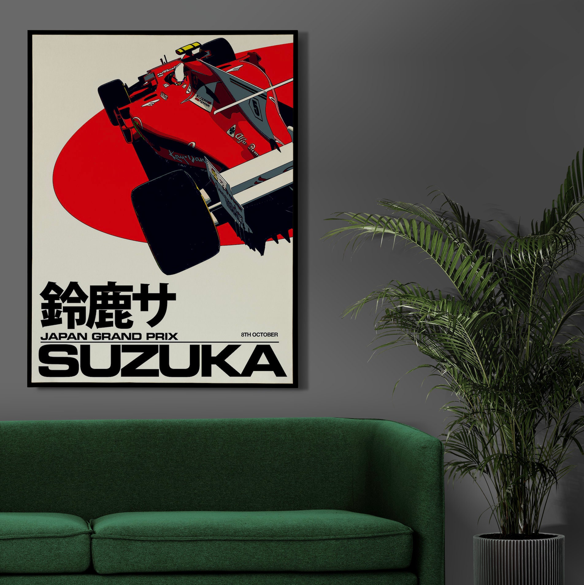 Japanese Grand Prix Poster, Grand Prix Poster, Grand Prix Wall Art, Car ...