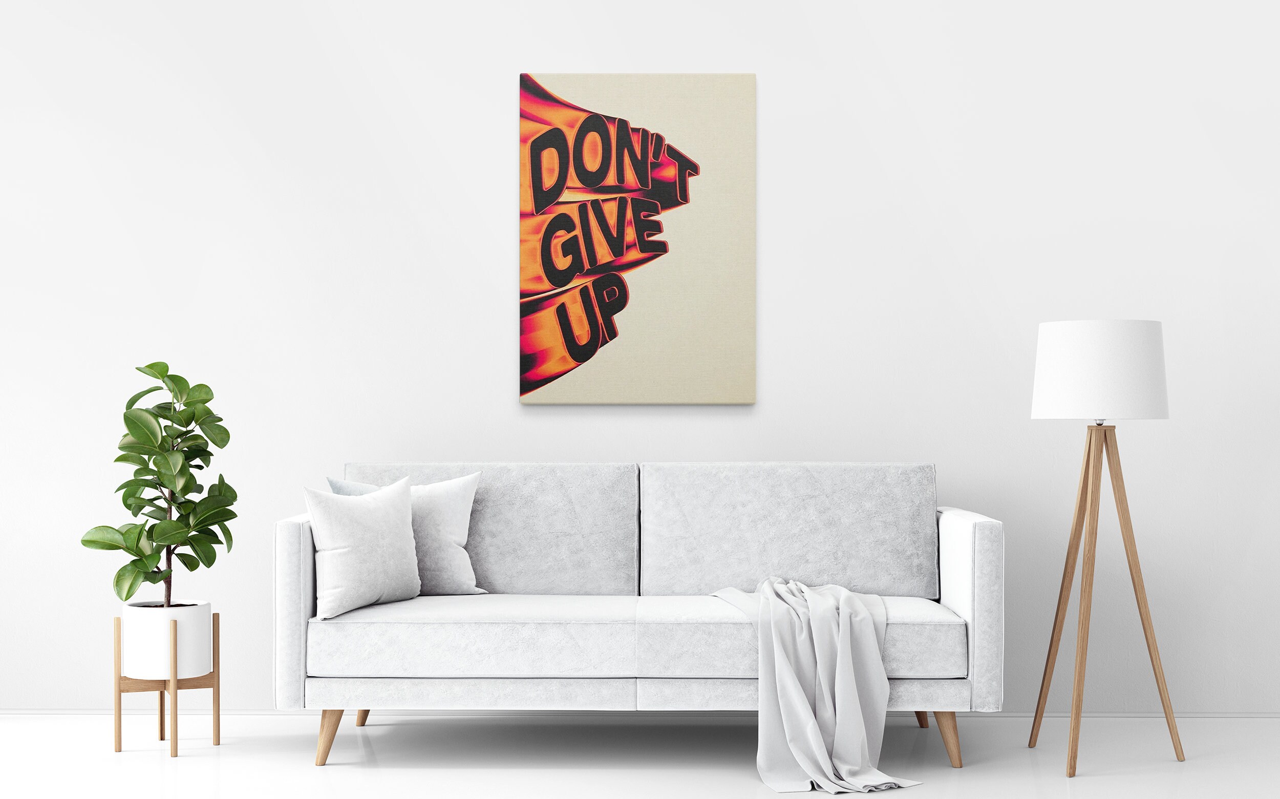 Don't Give up Stop Motivational Canvas Print, Aesthetic Print Poster ...
