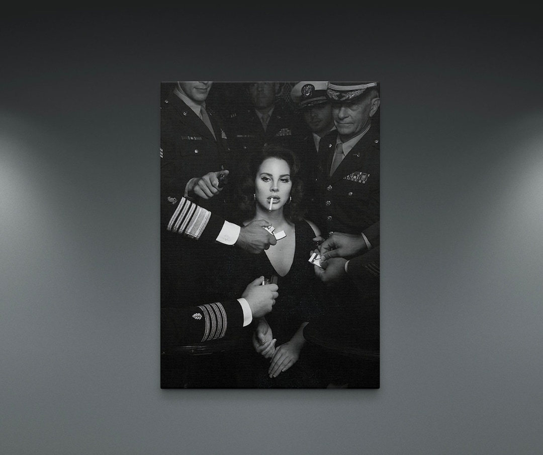 Girl Smoking Aesthetic Canvas Poster, Luxury Old Money Canvas Print ...
