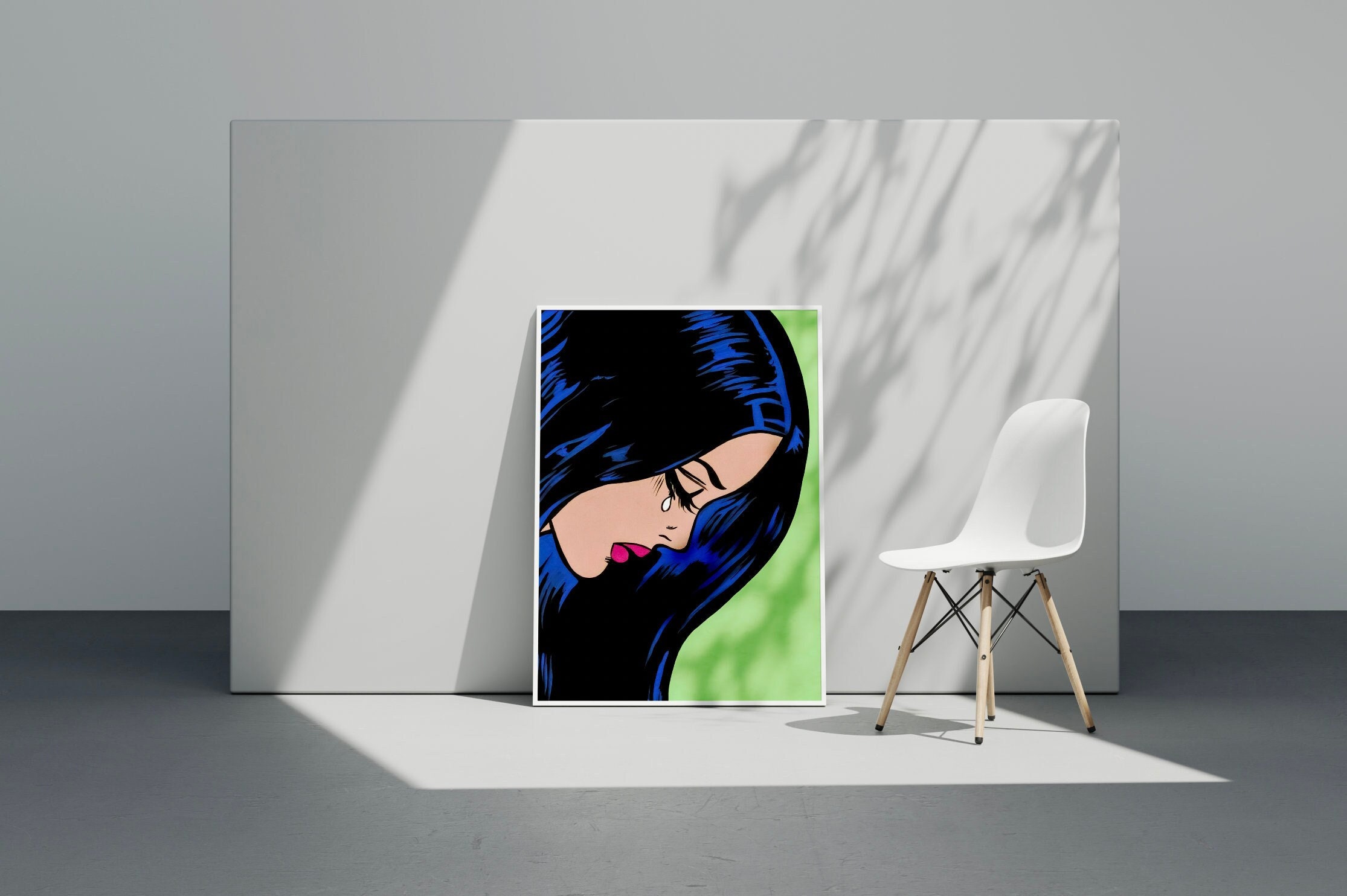 Pop Art "girl Crying" Poster Print, Pop Art Poster, Fashion Wall Decor ...