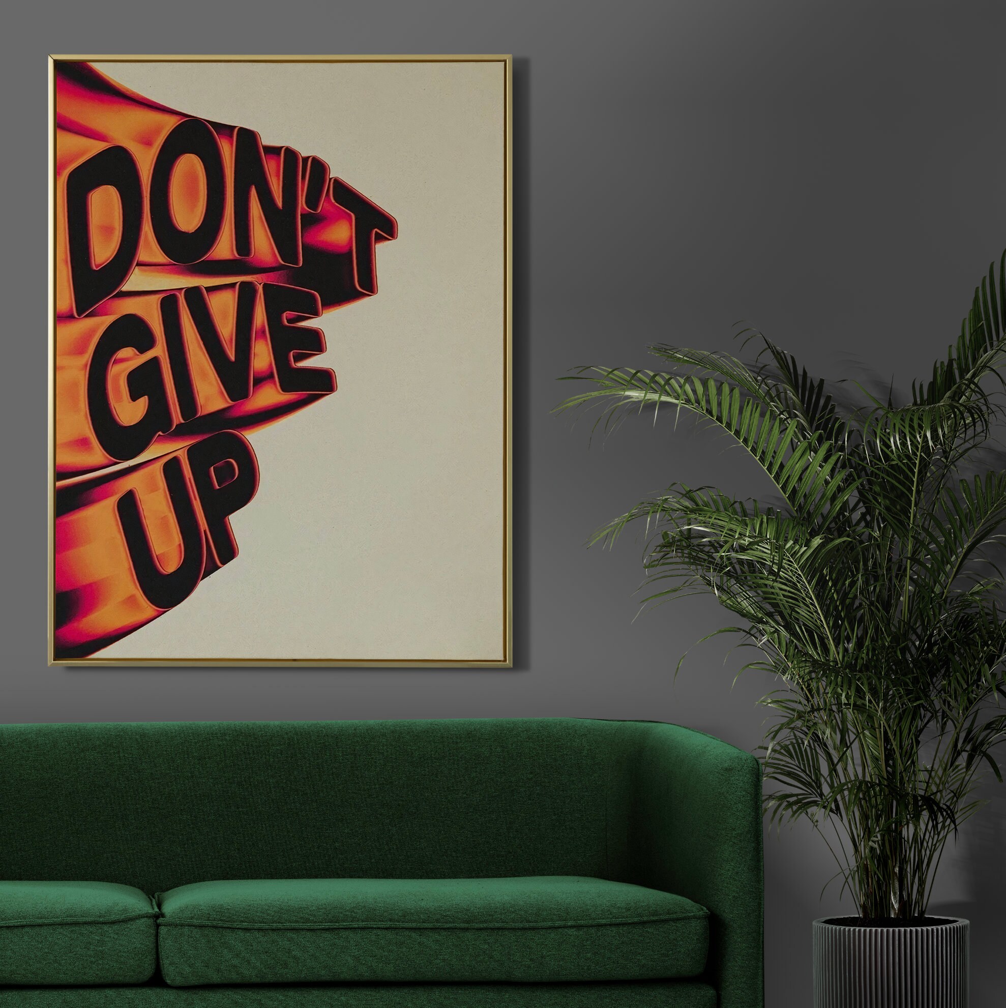 Don't Give up Stop Motivational Poster Print, Aesthetic Print Poster ...