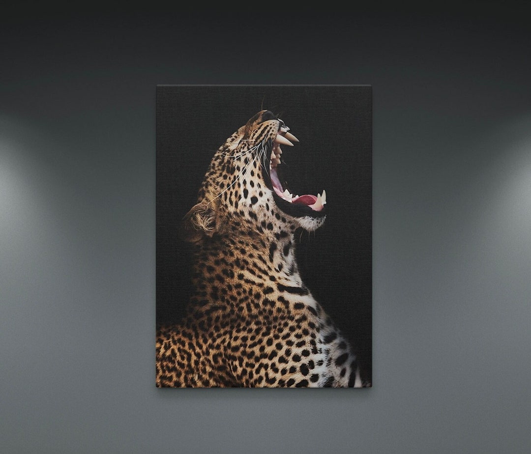 Cheetah Roar Canvas, Motivational Poster, Hypebeast Canvas, Fashion ...