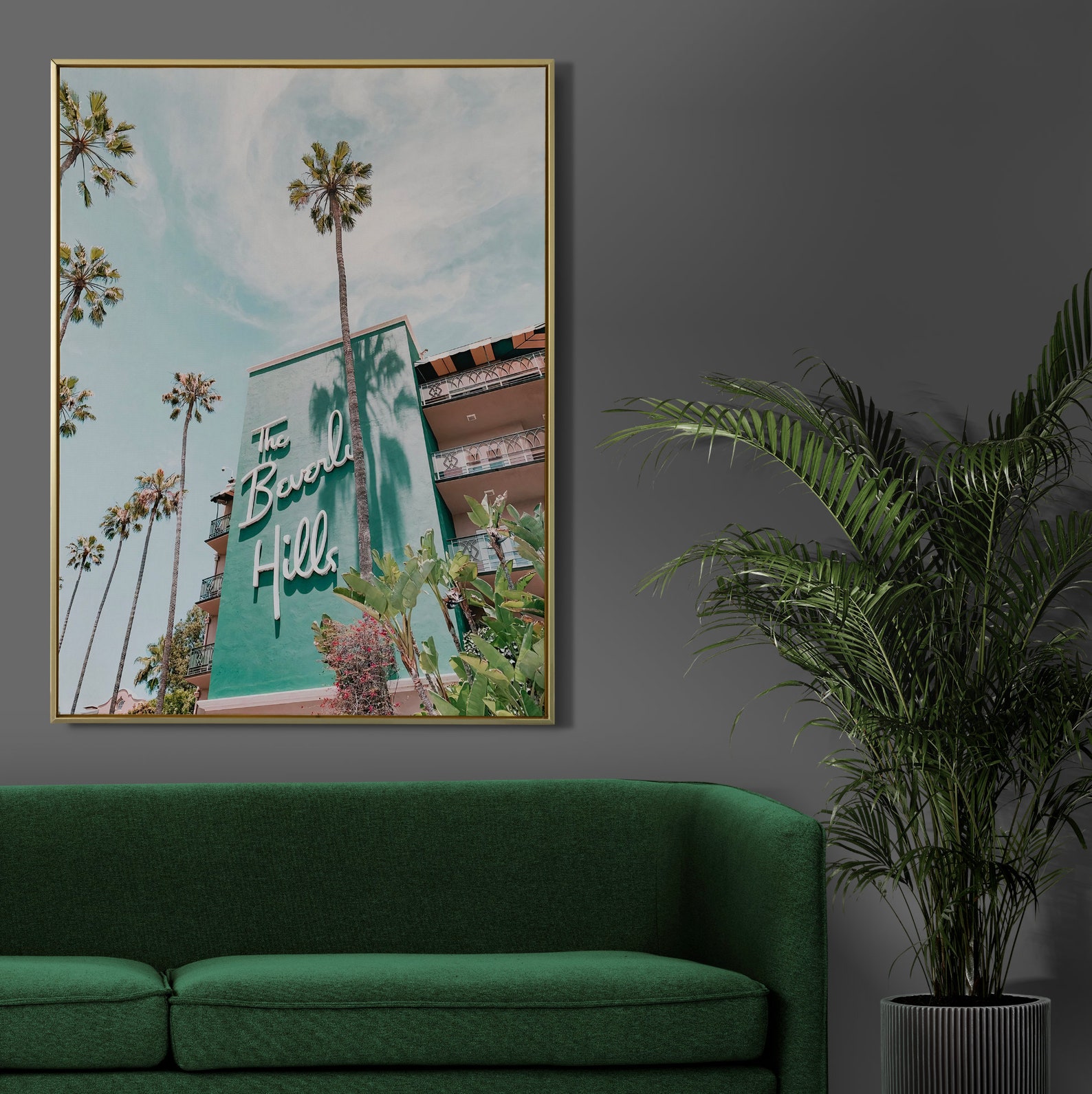 Beverly Hills Print, LA Wall Art, California Travel Wall Art, Los ...
