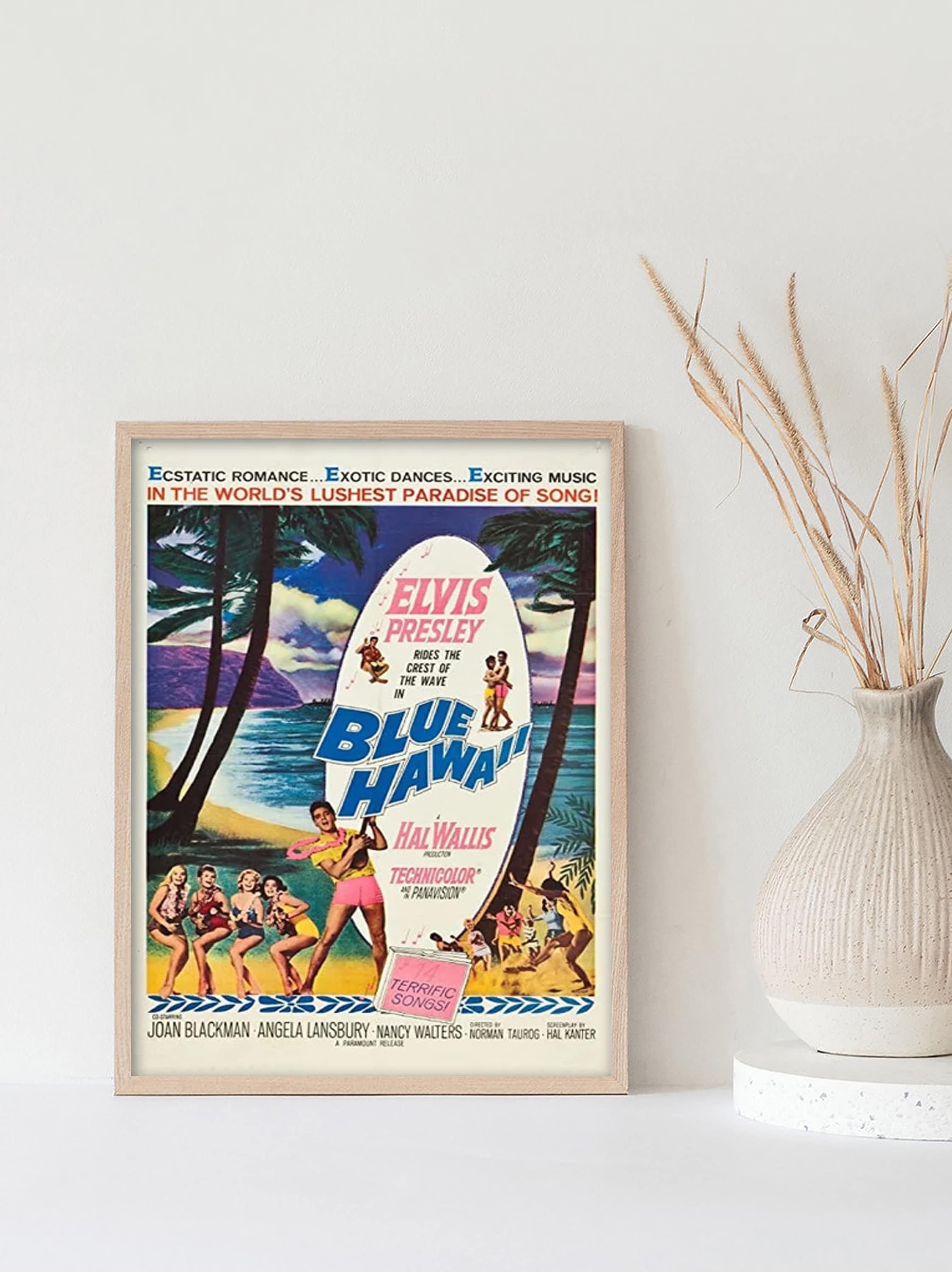 Blue Hawaii Elvis Presley Wall Art Print - Elvis Presley Poster sold by ...