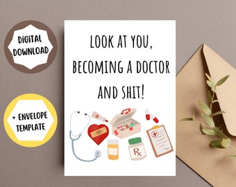 Printable Phd Graduation Card - Etsy