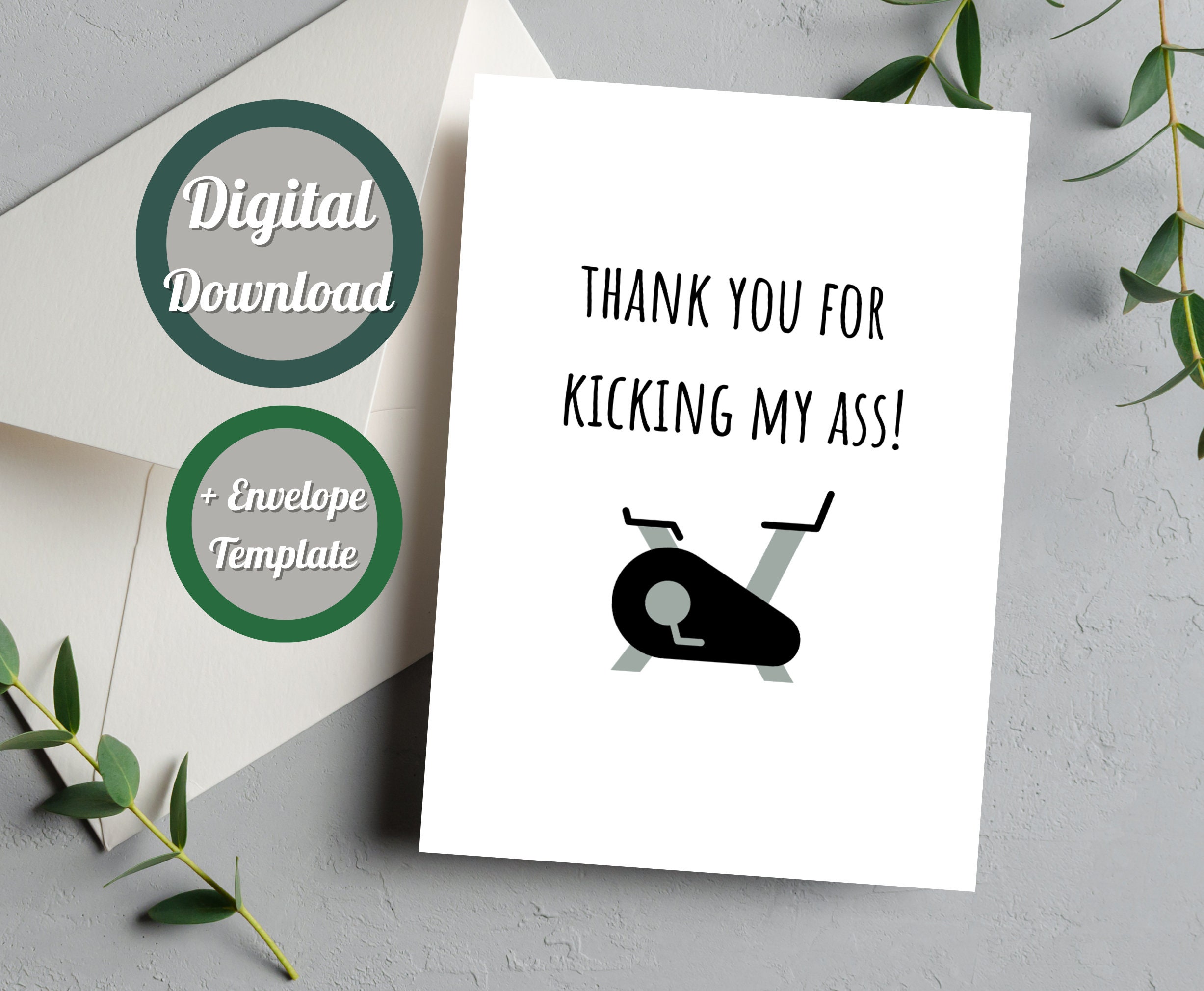 Spin Cycle Thank You Card for Coach, Trainer, Spin Instructor ...