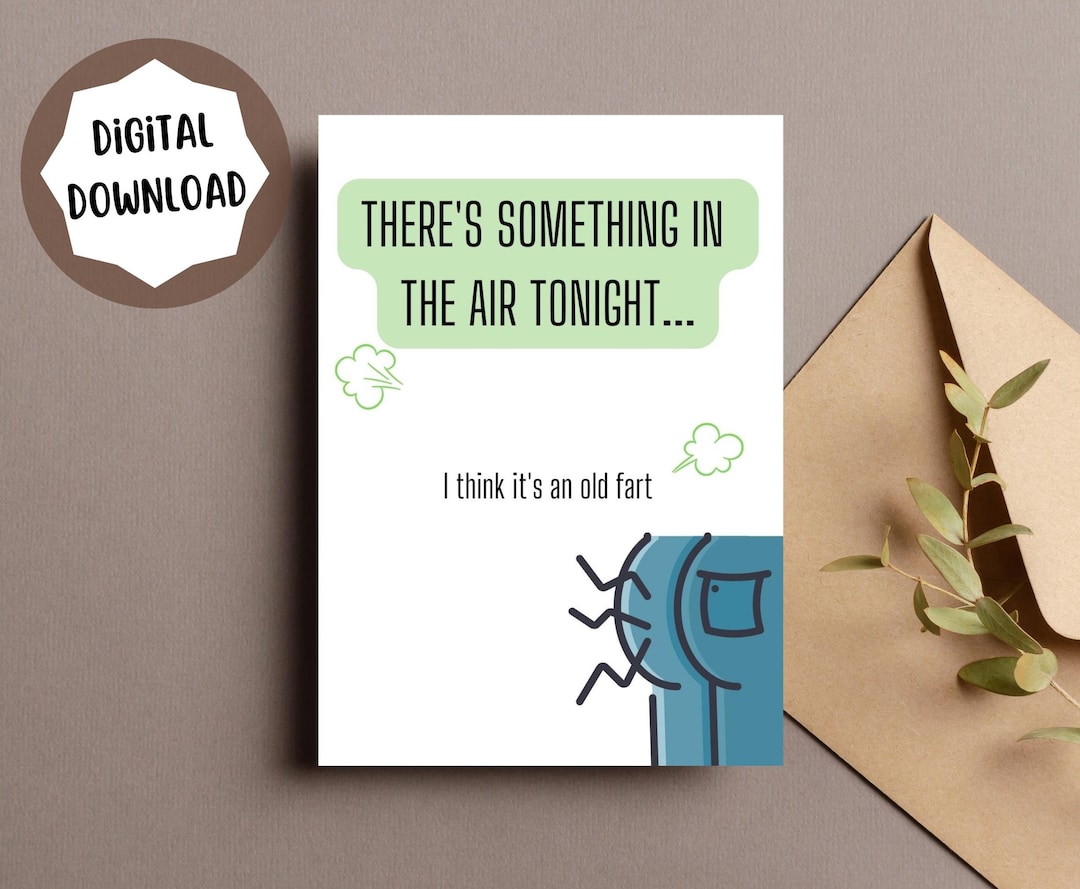 Old Fart Birthday Card Funny Cards for Birthday Printable - Etsy