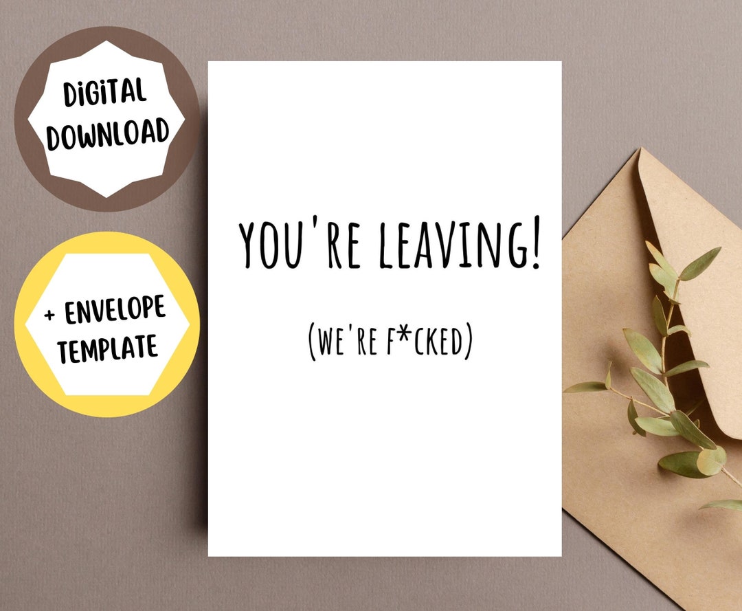 Coworker Leaving Job Card, Colleague Quitting Gift, Congrats New Job ...