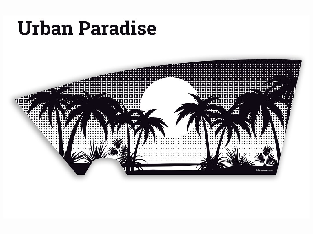 Large Cargo Bike Sticker Set for Urban Arrow Family Urban Paradise Set ...