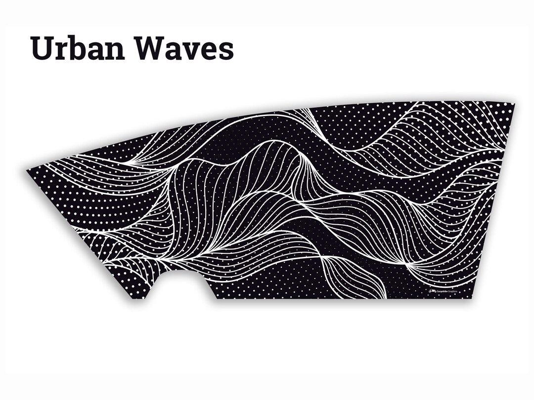 Large Cargo Bike Sticker Set for Urban Arrow Family Urban Waves Set of ...