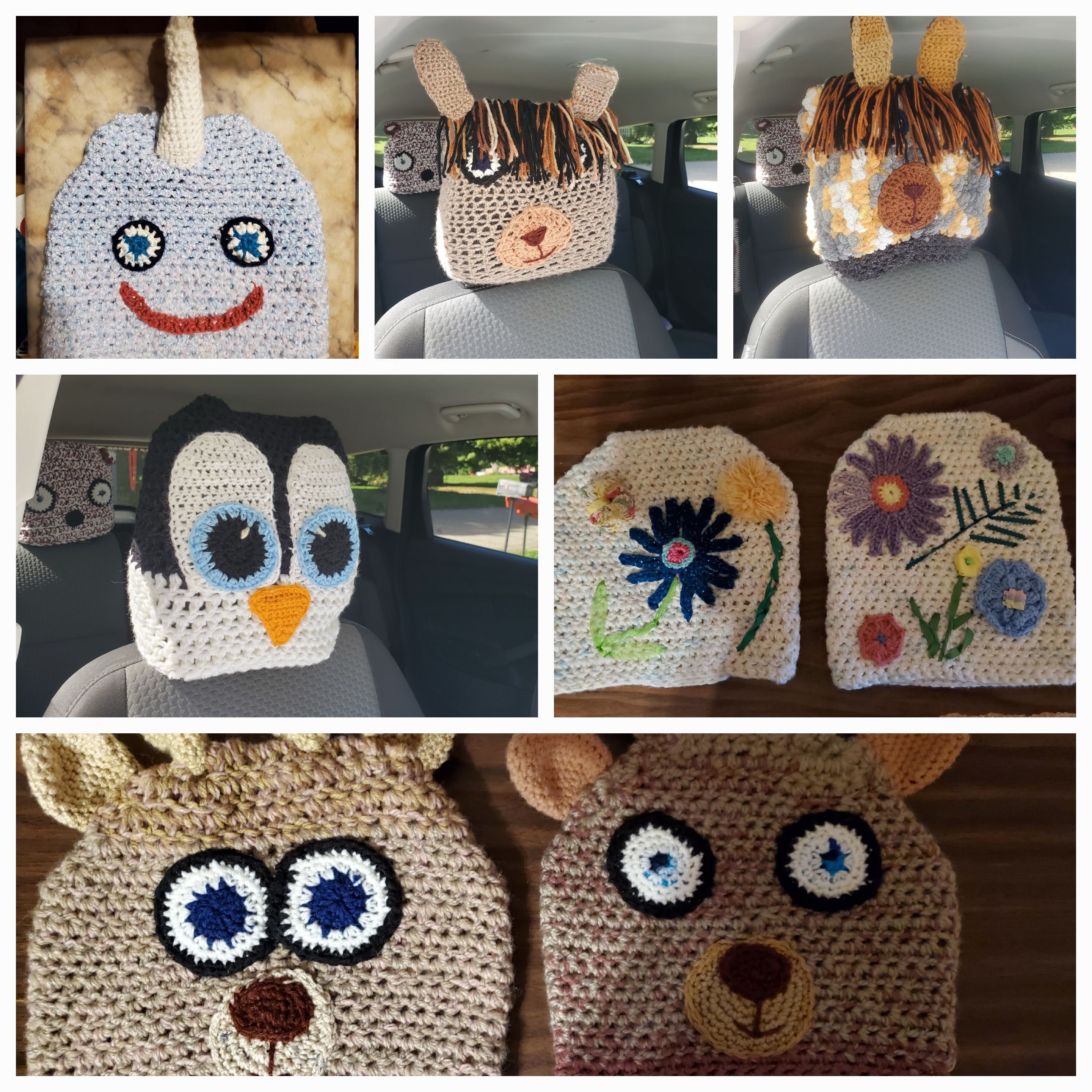 Car Headrest Covers - Etsy