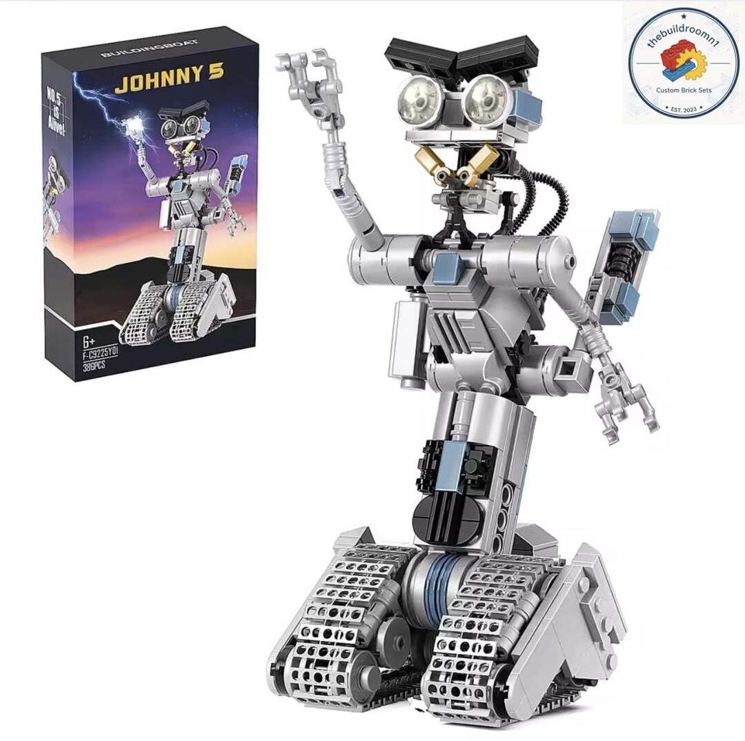 Johnny 5 Robot Building Blocks Kit - Etsy