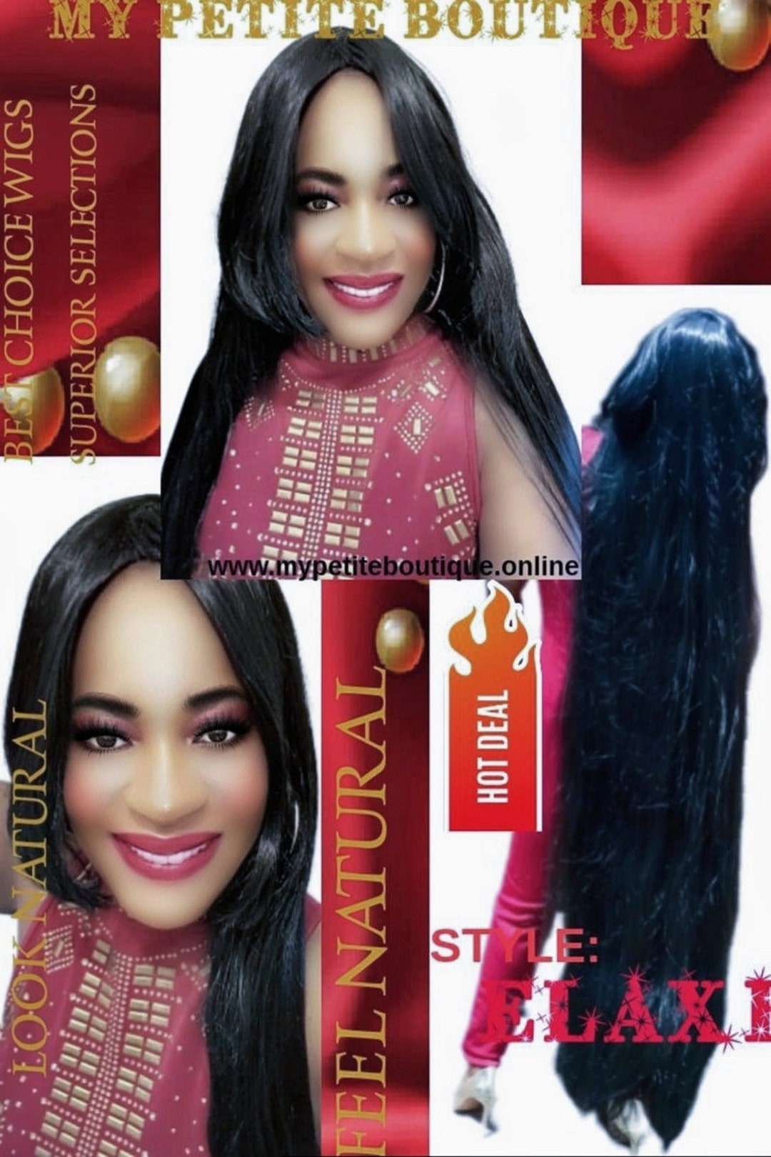 Elaxi Wig - My Petite Boutique Collection - Etsy
