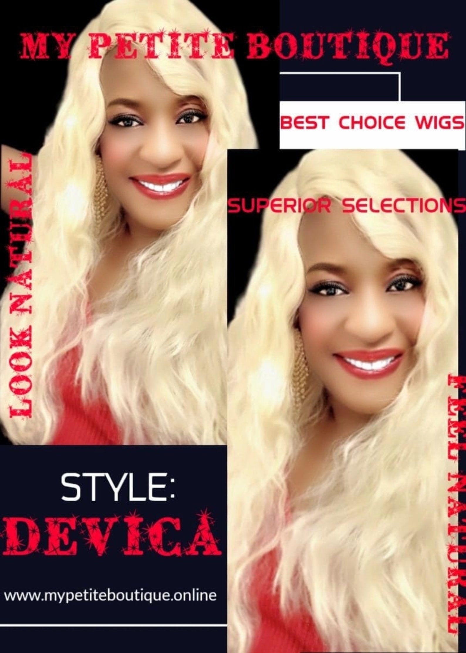 Devica Wig - My Petite Boutique Collection - Etsy
