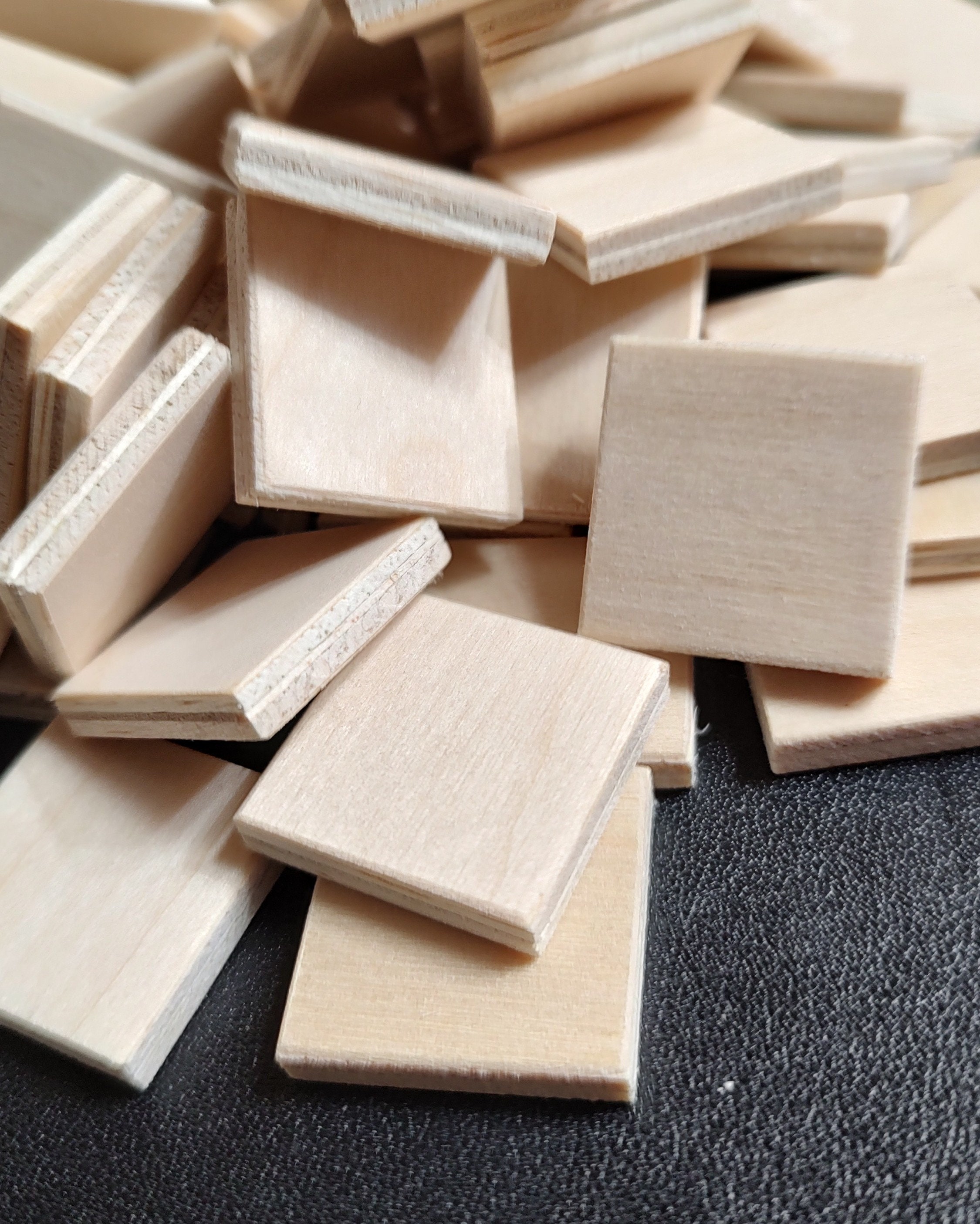 Wooden Craft Tiles - Etsy