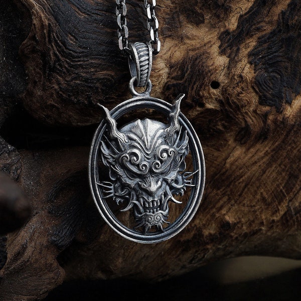 Oni Mask - Etsy