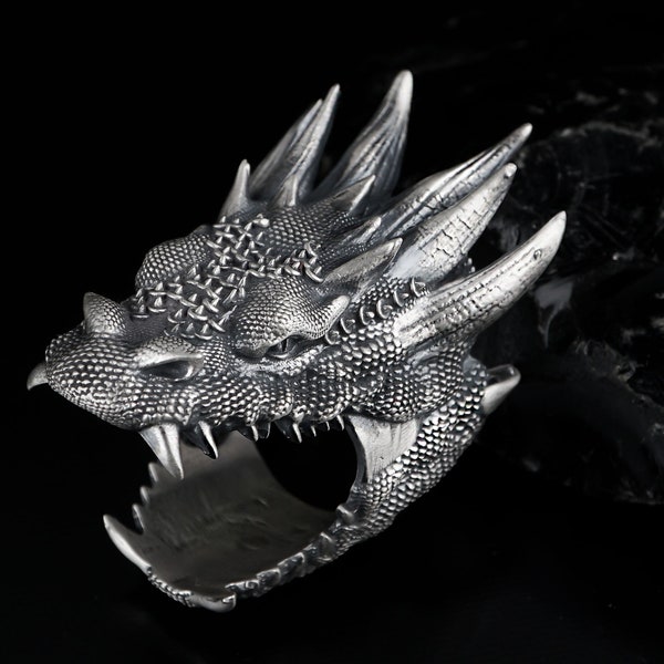 Chinese Dragon Ring - Etsy