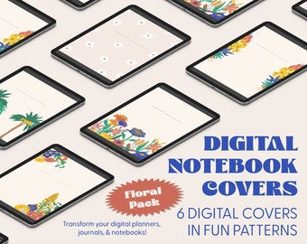 Digital Notebook Covers | Goodnotes & Notability Digital Journal and ...