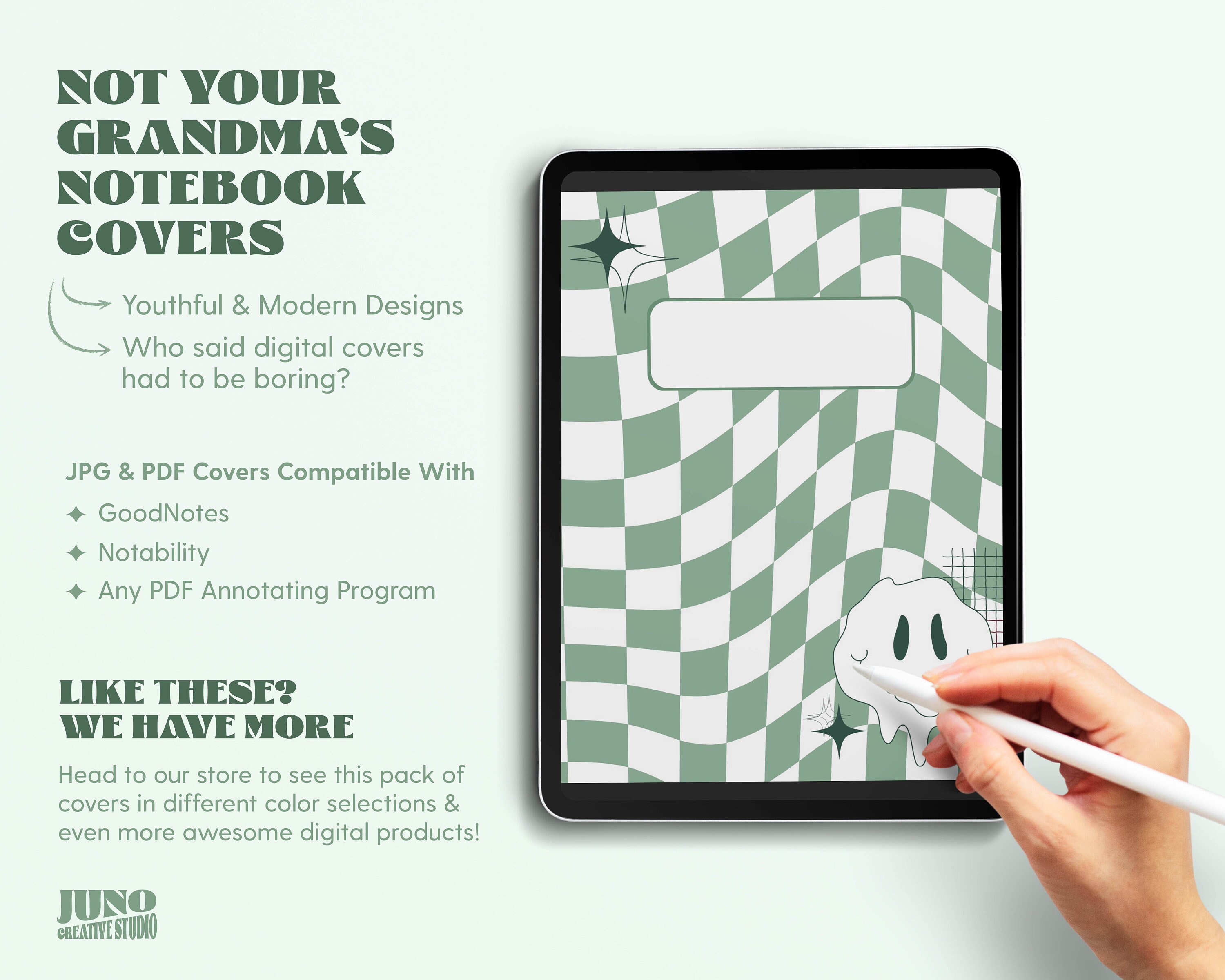 Digital Notebook Covers | Goodnotes & Notability Digital Journal and ...