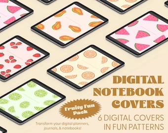 Digital Notebook Covers | Goodnotes & Notability Digital Journal and ...