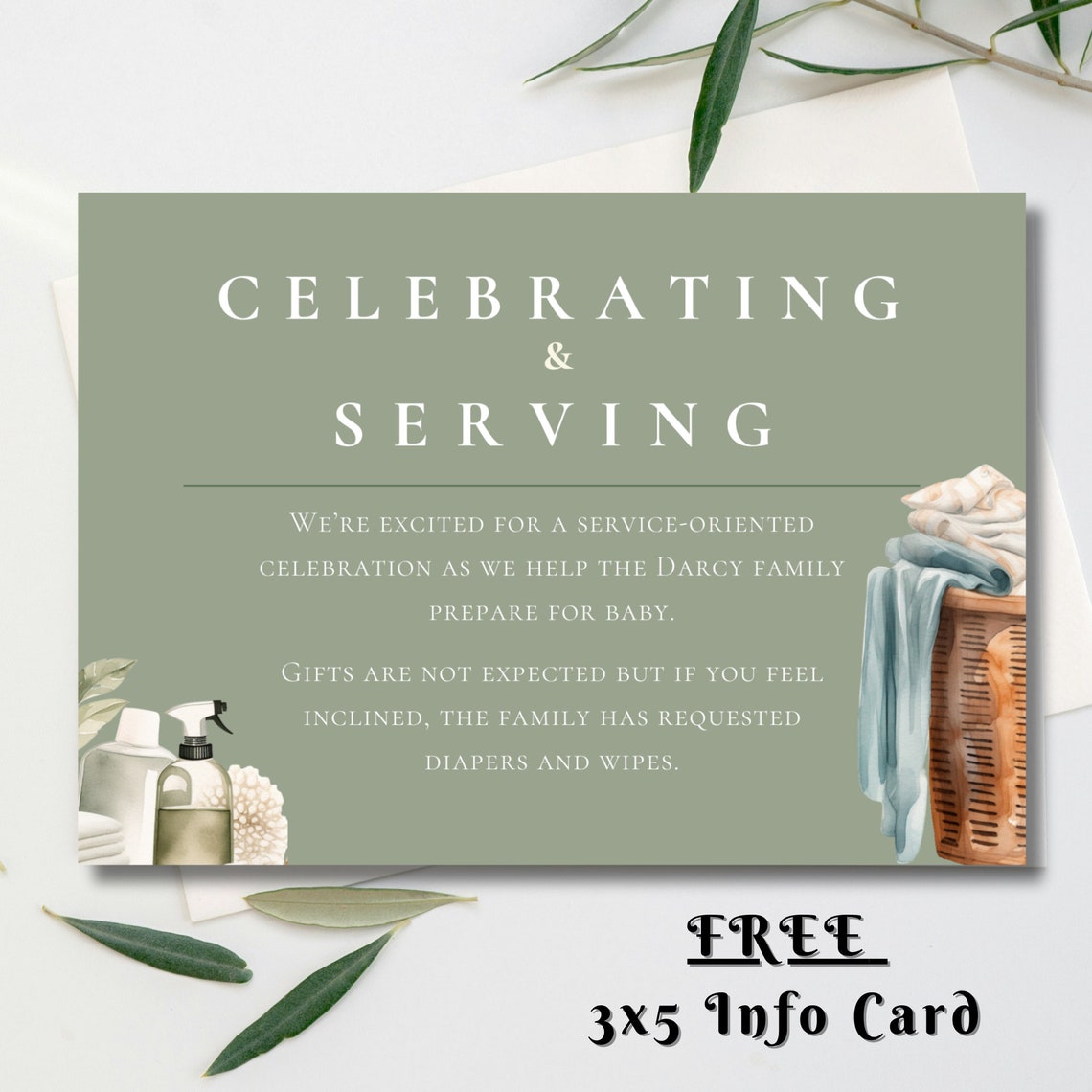 Nesting Party Invite, Editable Invitation, Customizable Invitation ...