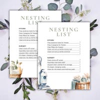 Nesting Party Invite, Editable Invitation, Customizable Invitation ...