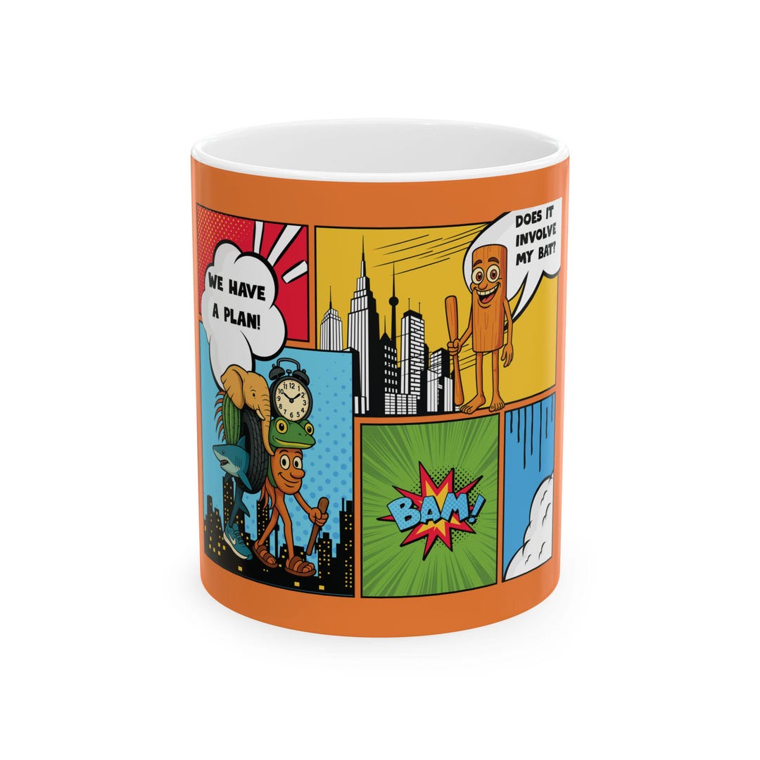 Italian Brainrot Comic Ceramic Mug – Quirky Coffee & Tea Gift - Etsy