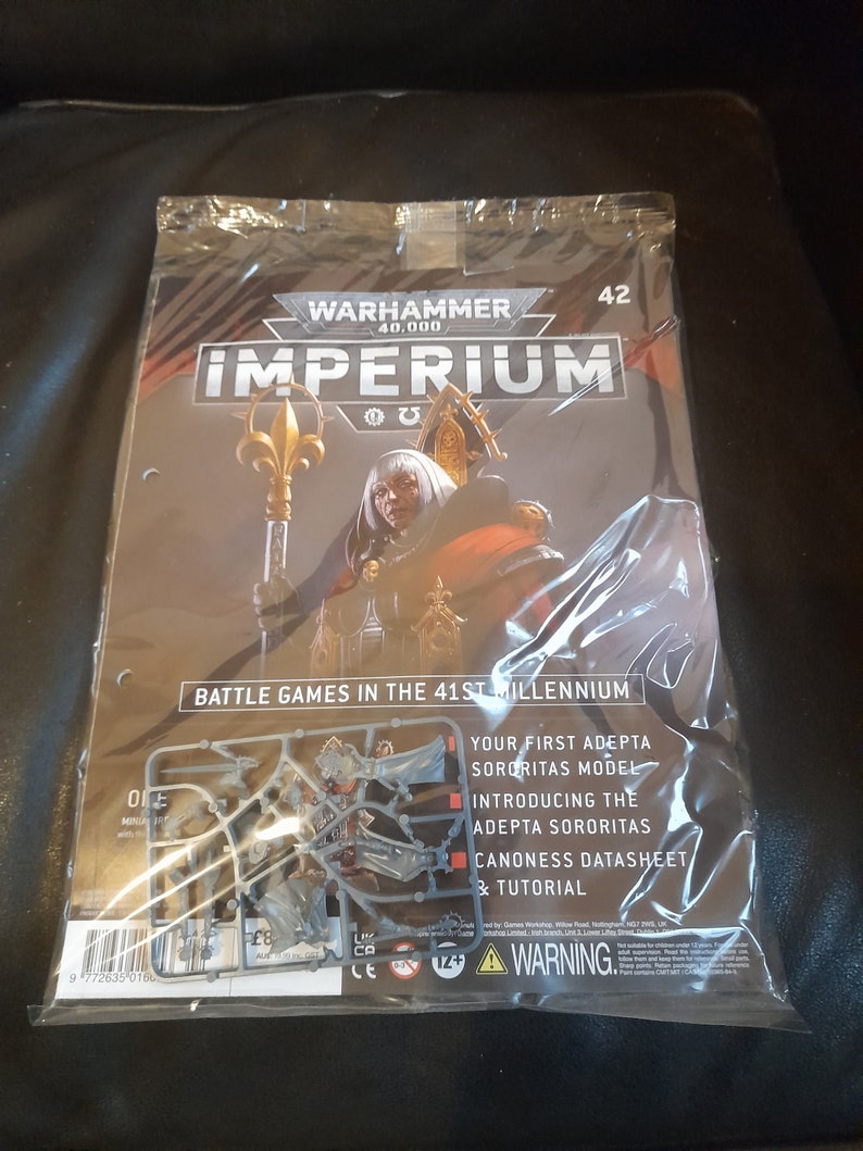 Warhammer 40k Imperium Issue 42 Canoness new and Sealed - Etsy