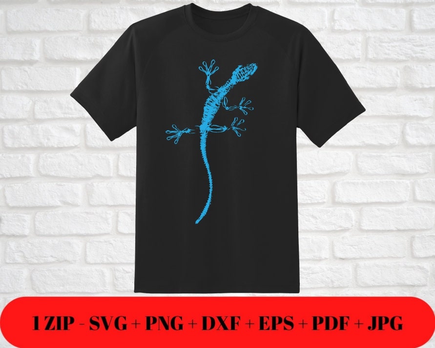 Gecko SVG PNG JPG Dxf Eps Pdf Crested Gecko Leopard - Etsy