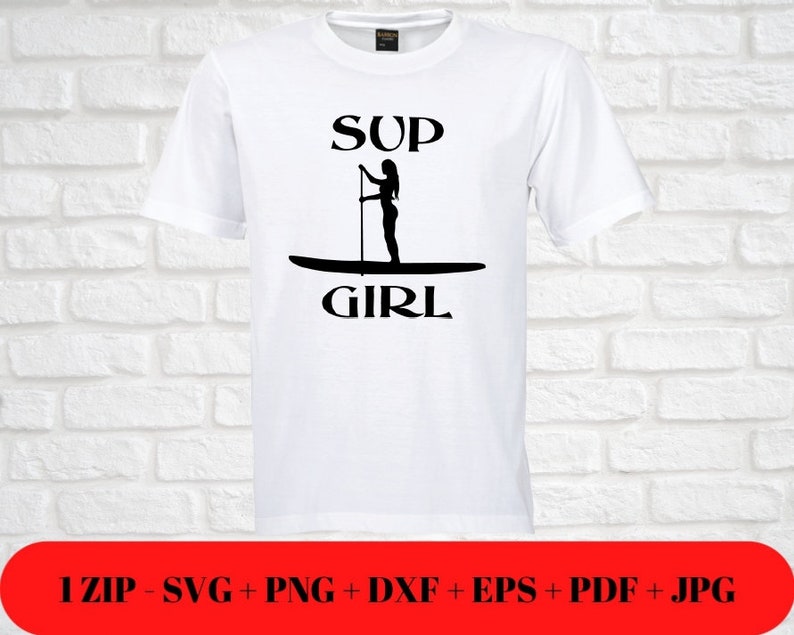 Sup Girl Paddleboard SVG PNG JPG Stand up Paddle Board Dxf - Etsy UK