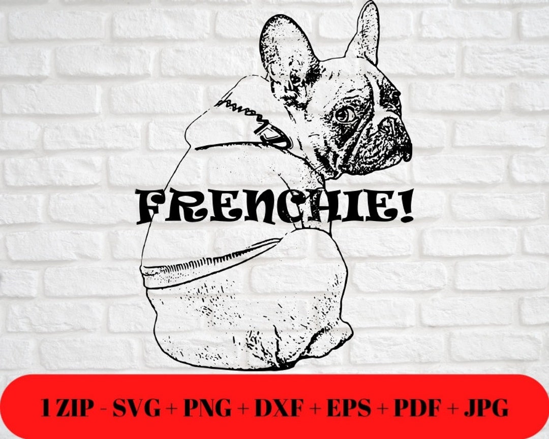 Frenchie SVG PNG JPG | French Bulldog Dxf Eps Pdf | Ugly Cute | Man's ...