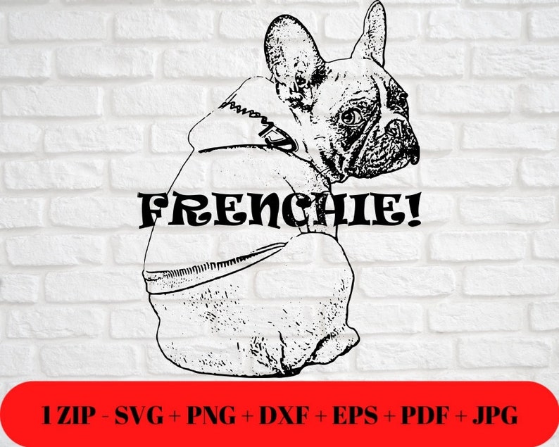 Frenchie SVG PNG JPG French Bulldog Dxf Eps Pdf Ugly Cute - Etsy