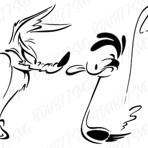 Unique Wile E Coyote Road Runner SVG PNG JPG Dxf Eps Pdf | Vintage ...