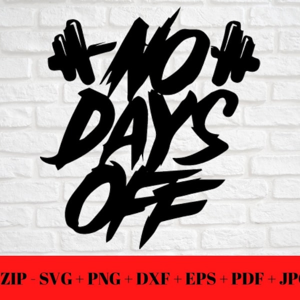 No Days Off - Etsy