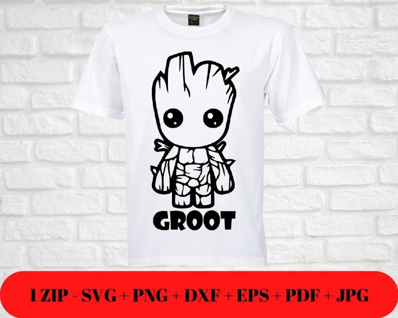 Cute Baby Groot SVG PNG JPG Dxf Eps Pdf Guardians Galaxy - Etsy