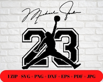 Michael Jordan Signature Png - Etsy