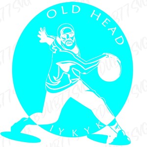 Old Head SVG PNG JPG | Uncle Drew Eps Dxf Pdf | Kyrie Irving ...