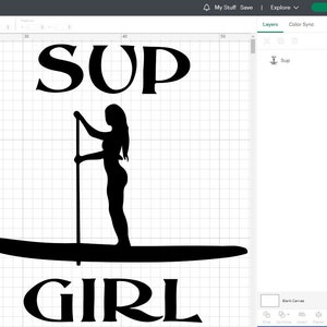Sup Girl Paddleboard SVG PNG JPG | Stand up Paddle Board Dxf Eps Pdf ...