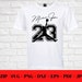 Jump Man 23 SVG PNG JPG | Air Jordan Eps Dxf Pdf | Signature | Ball is ...