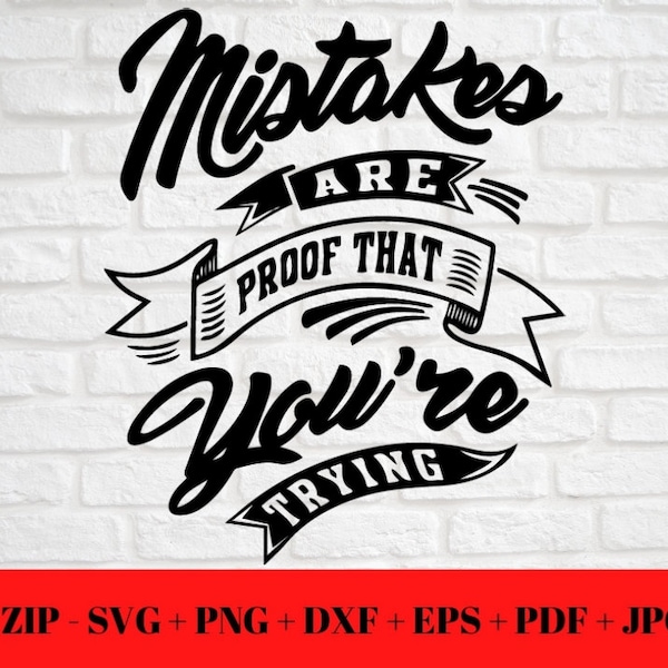 Mistakes Are Proof - Etsy