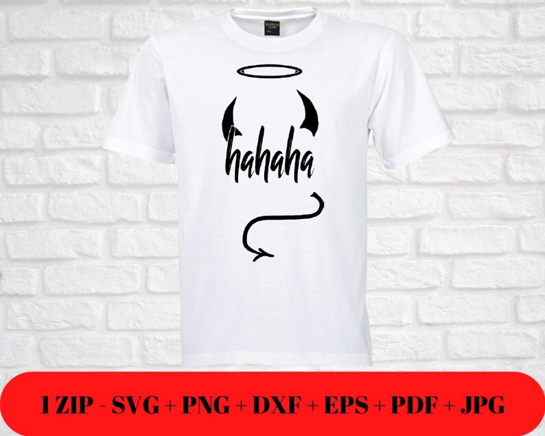 Cheeky Devil SVG PNG JPG Funny Hahaha Devil Dxf Eps Pdf - Etsy