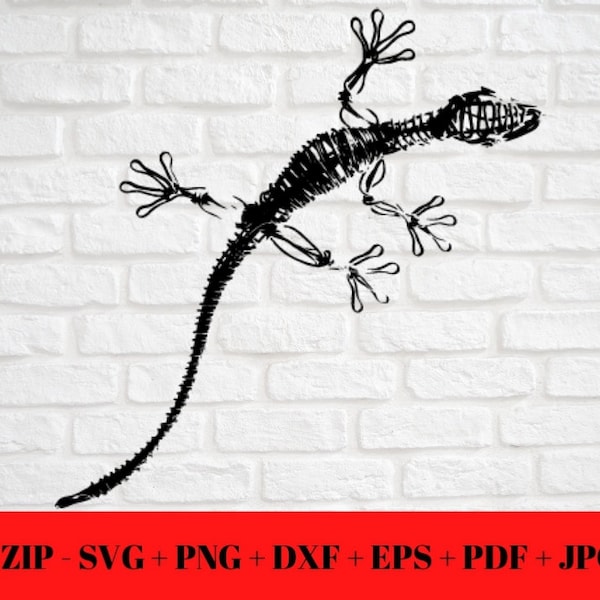 Crested Gecko Svg - Etsy