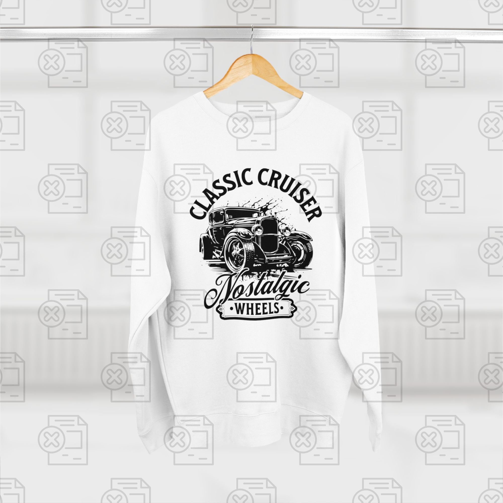 Classic Cruiser SVG| Nostalgic Wheels| Retro Muscle Car Clipart| Vector ...