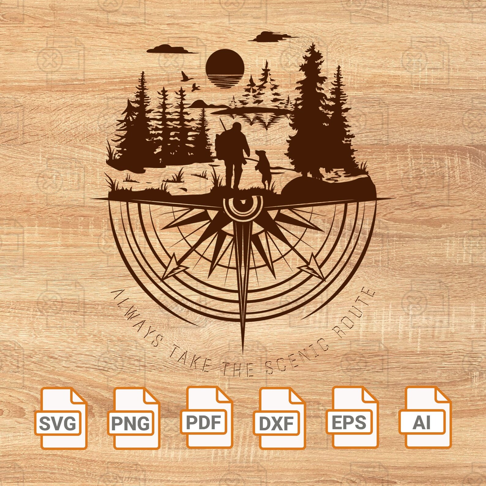 Hunter Goes Hunting SVG Duck Hunt Svg Ducking Fish Svg Duck - Etsy