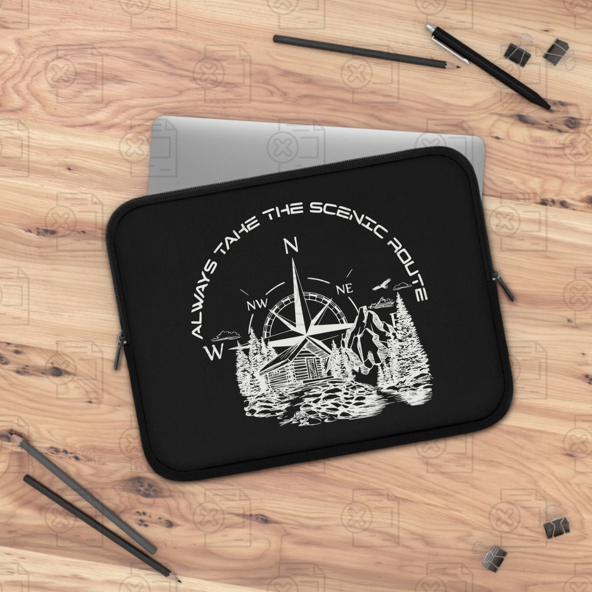 Cabin in the Woods SVG: Scenic Compass Design (digital Download) - Etsy