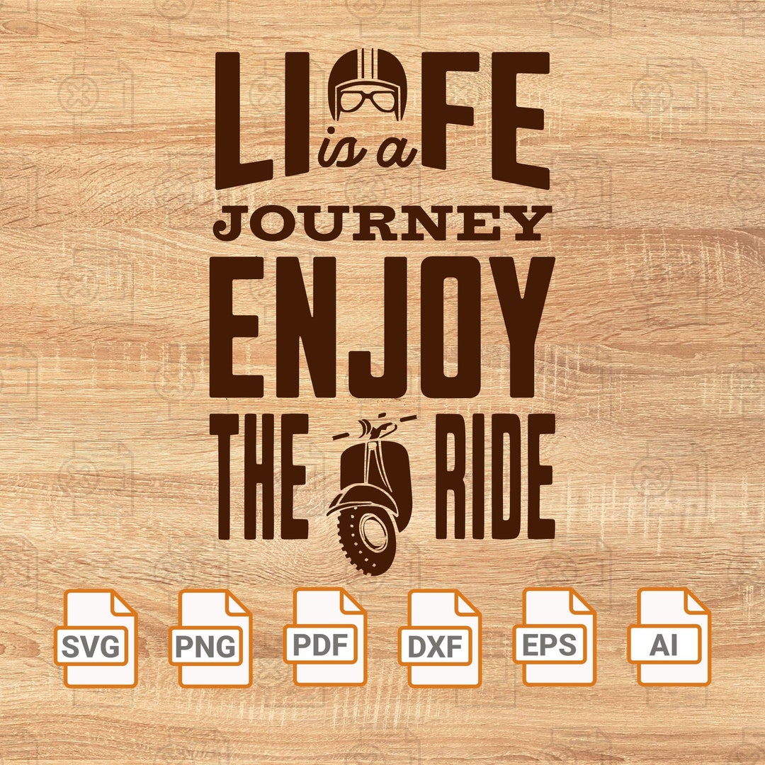 Life is a Journey Enjoy the Ride Svg| Ciao Bella Svg| Cute Italian ...