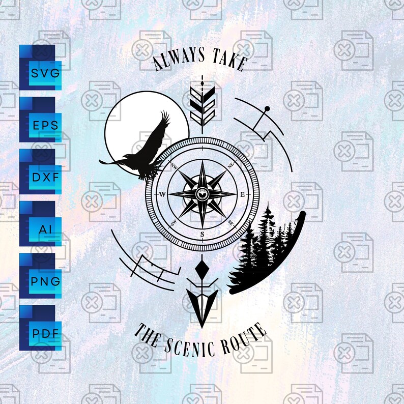 Flying Eagle SVG Arrow Svg Fly Eagle Svg Eagle Vector - Etsy