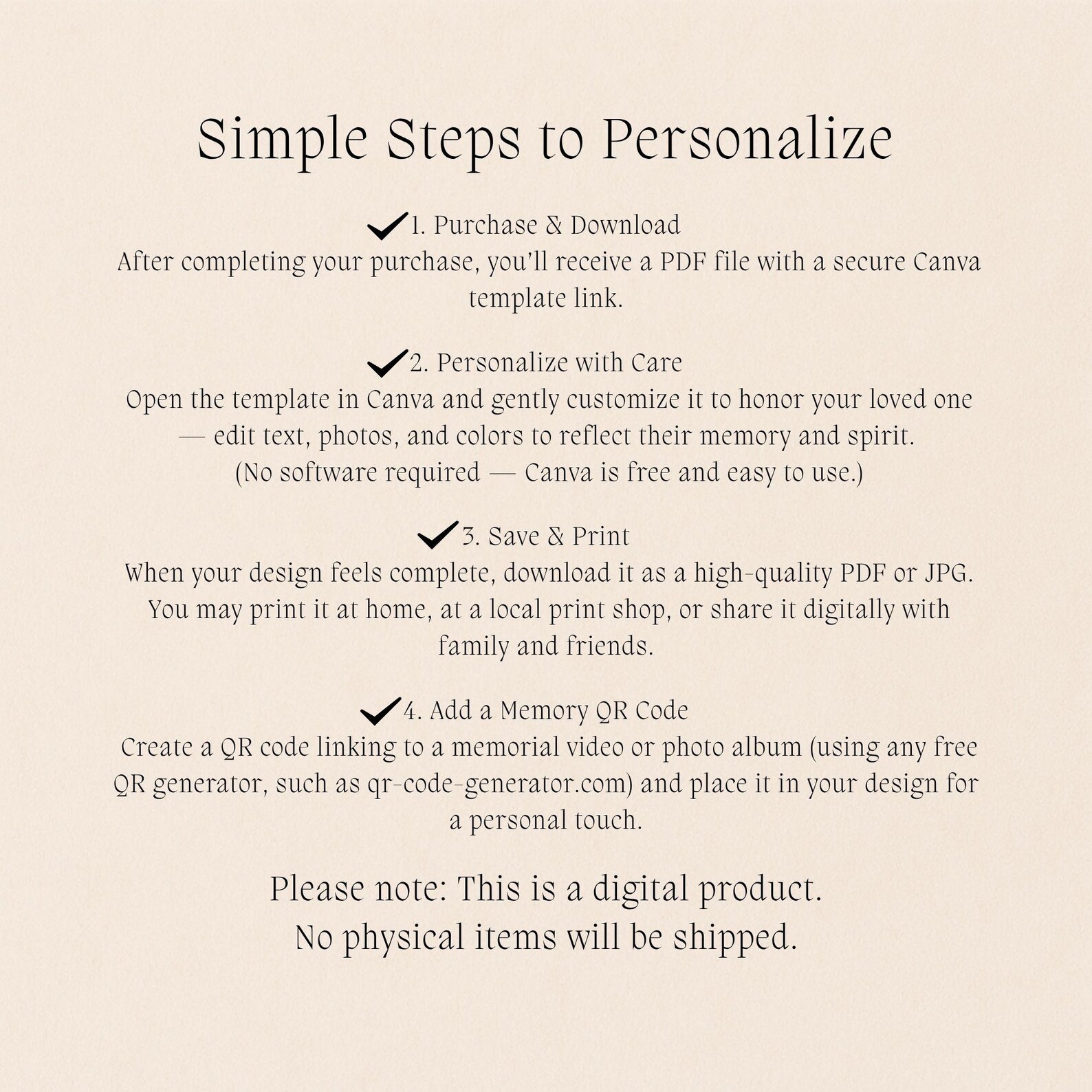 Minimalist Funeral Program Template: Remembering a Life Well Lived ...
