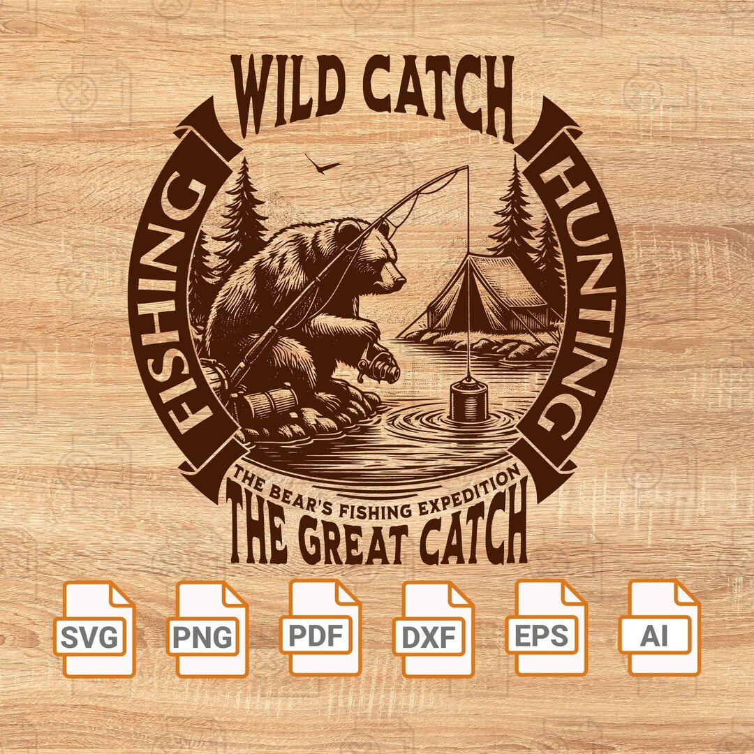 Wild Catch SVG| Bass Fishing Svg| Bends Over Svg| Fisherman Gift| Funny ...